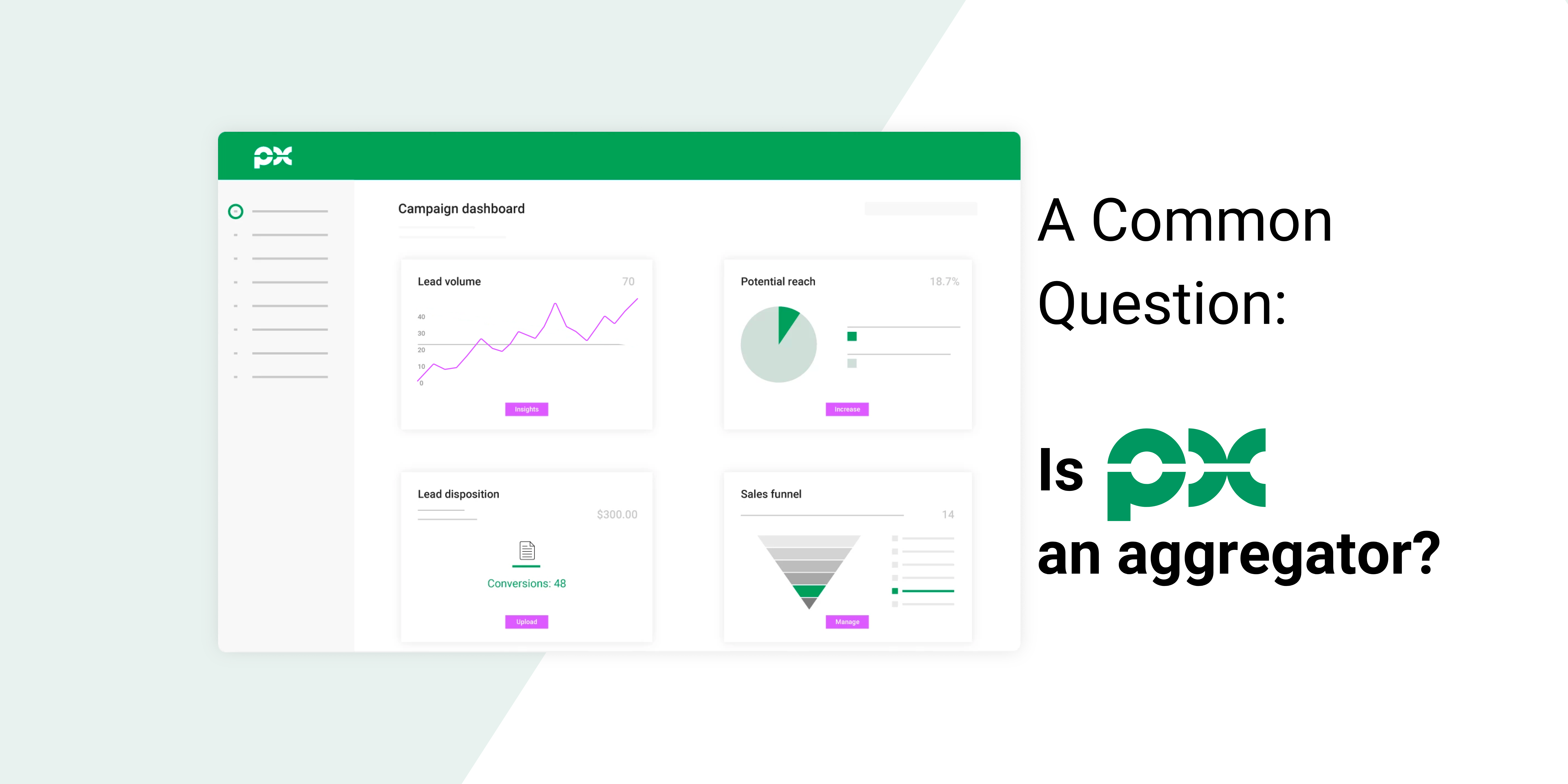 Is PX an Aggregator?